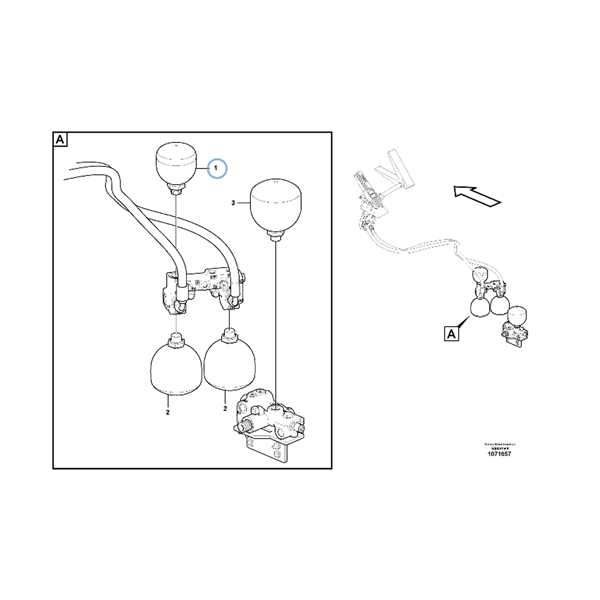 Accumulator - VOE17258319 – Product & parts | Volvo CE Marketplace