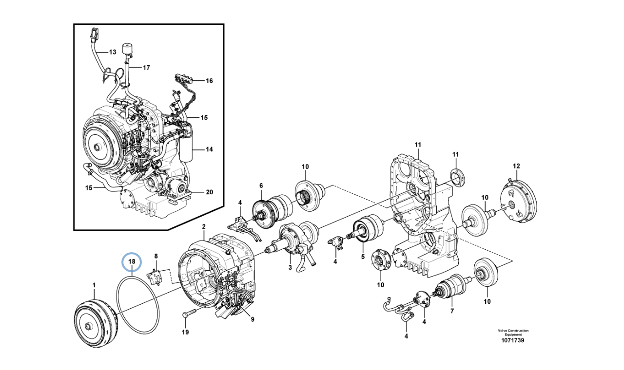 O ring | VOE968203 | Product & parts | Volvo CE Marketplace